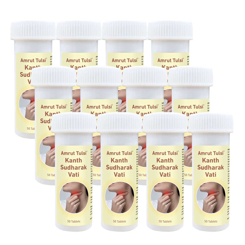 Kanth Sudharak Vati (Pack of 12) at Best Price in India | Healthkart.com