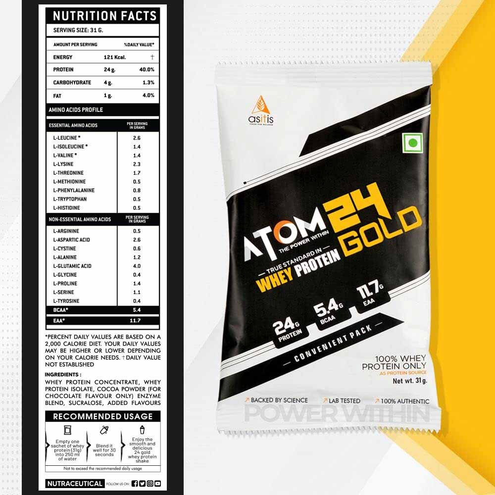 ATOM 24 Gold Whey Protein at Best Price in India | Healthkart.com