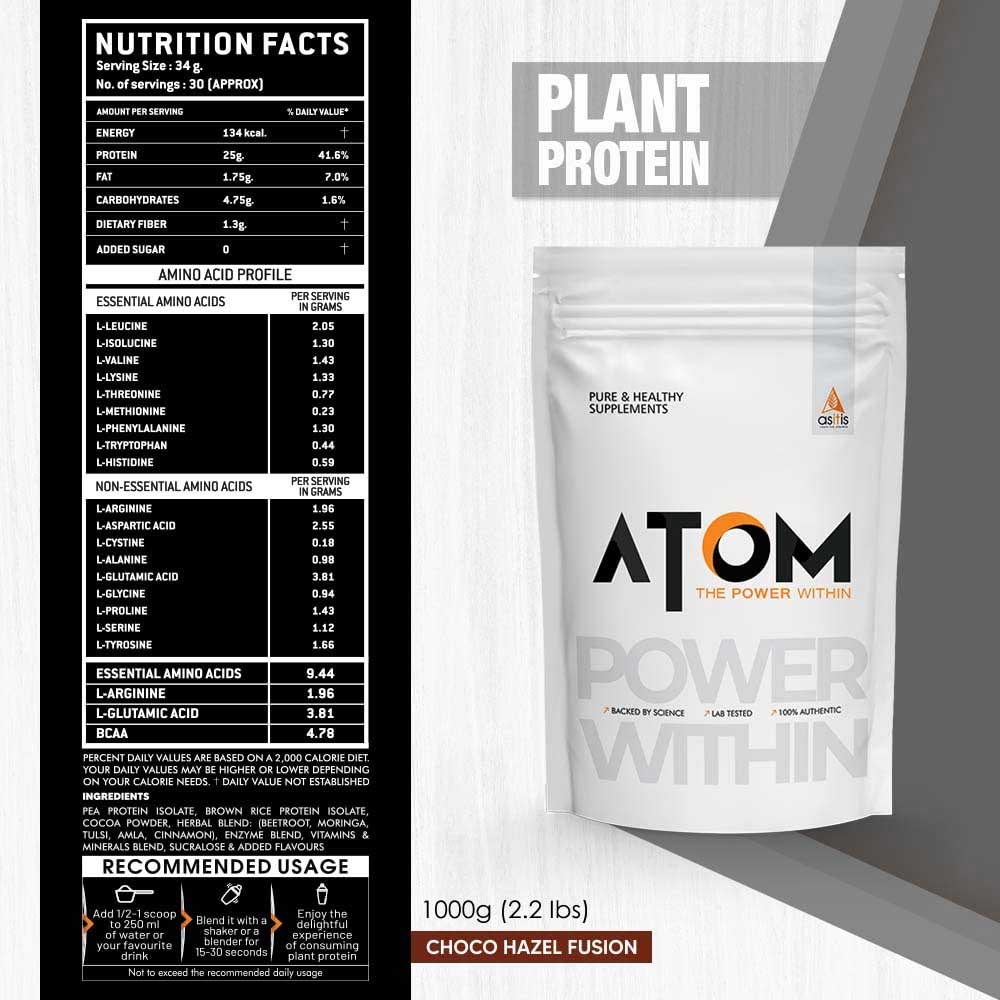 ATOM Plant Protein at Best Price in India | Healthkart.com