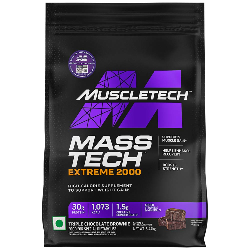 MuscleTech Mass Tech Extreme 2000 22 Lb Triple Chocolate Brownie MuscleTech Mass Tech Extreme 2000 22 Lb Triple Chocolate Brownie