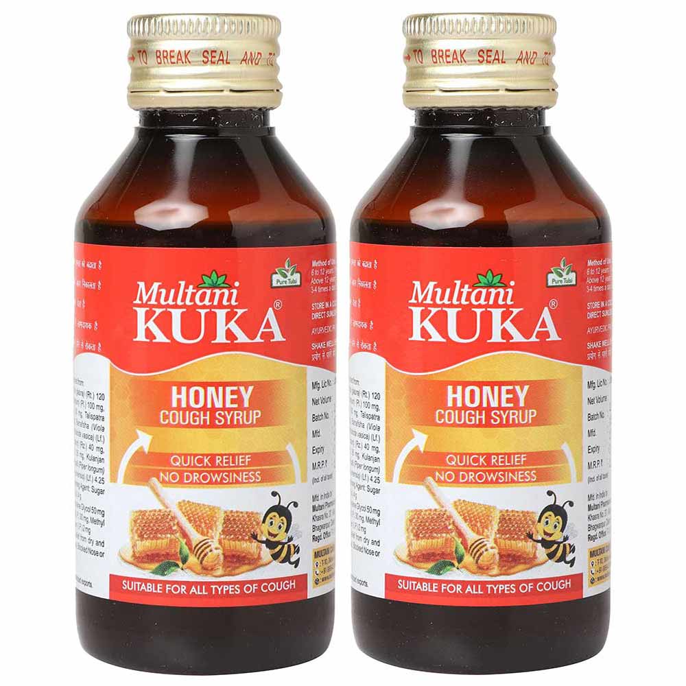 Kuka Honey Cough Syrup (Pack of 2) at Best Price in India | Healthkart.com