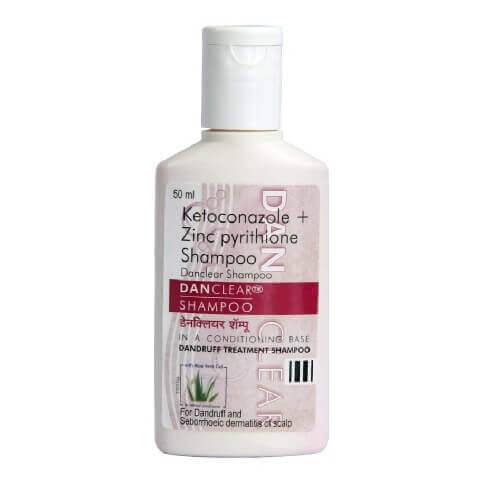 Danclear Shampoo, 50 ml Ketoconazole zinc pyrithione shampoo at Best ...