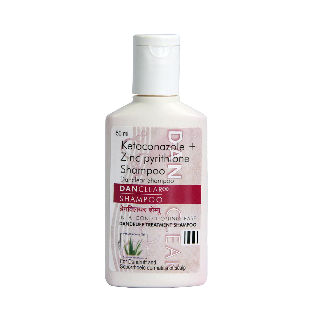 Danclear Shampoo, 50 ml Ketoconazole zinc pyrithione shampoo at Best ...